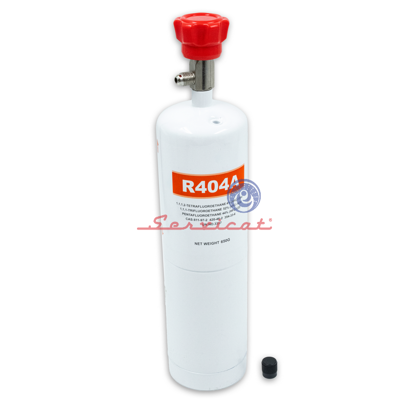 POTE DE GAS REFRIGERANTE R404A - 650GR REFRIGERADORA TODAS LAS MARCAS | Distribuidores